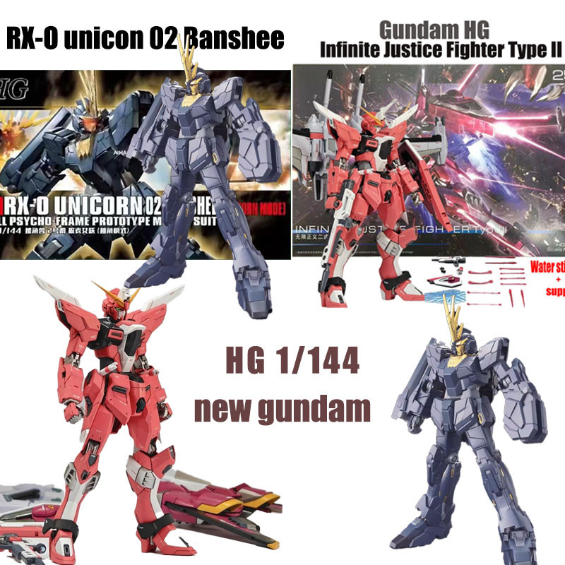 Gundam Infinite Justice Type II RX-O Unicon 02 Banshee Assembly Model ...