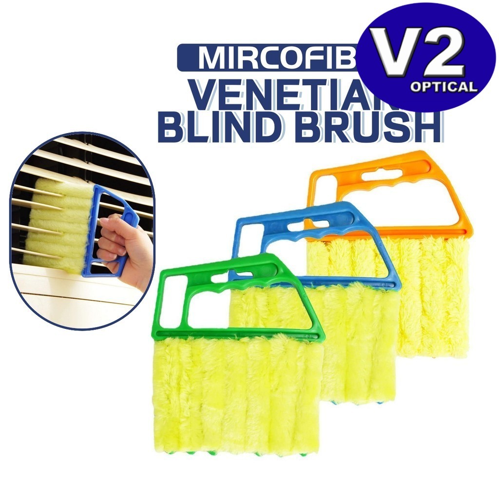 7 Slat Blind Cleaner Brush Venetian Window Air Conditioner Microfiber ...