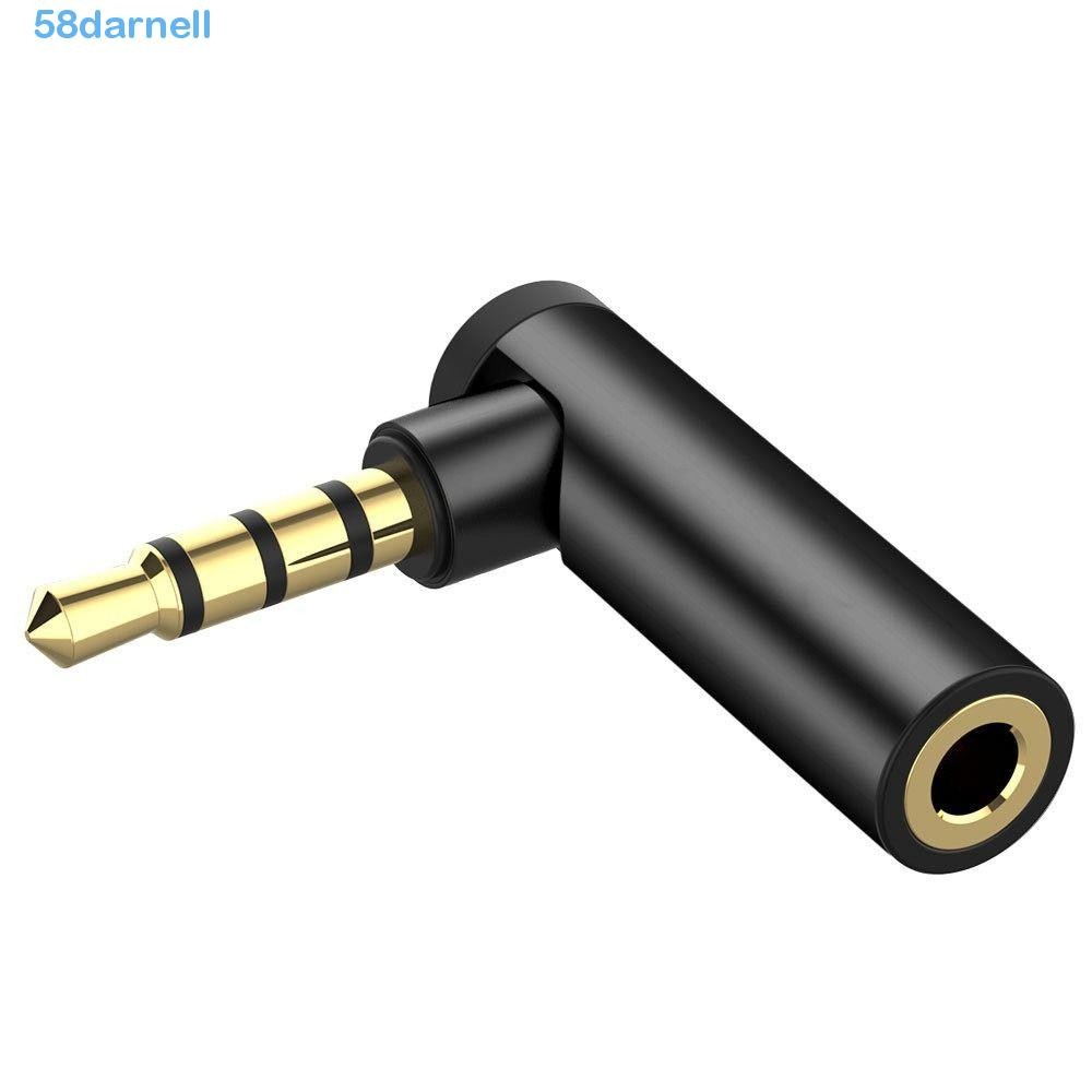 DARNELL Stereo Adapter Right Angle L Shape Earphone Jack AUX Converter ...