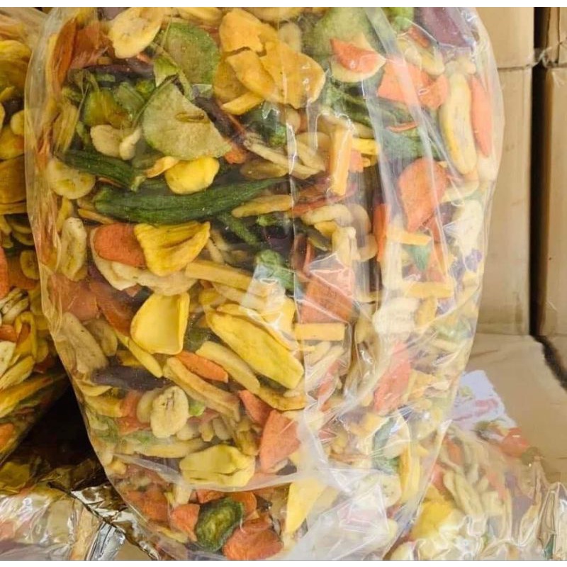 Mix sayu campur (halal ) kerepek campuran buah & sayur sihat 150gr ...