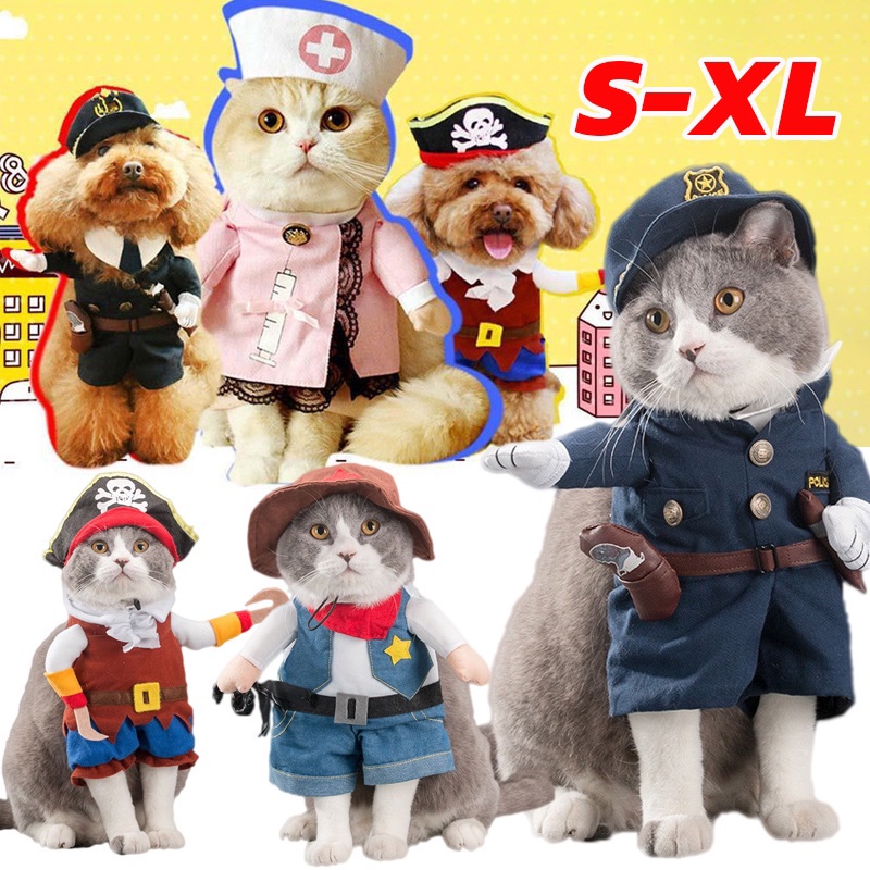 【COD】Funny Pet Clothes Cosplay Dog Costume Festival Party Halloween ...