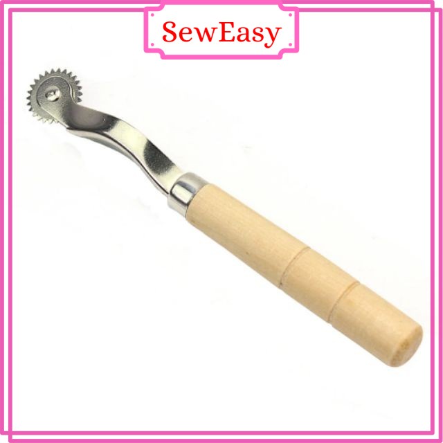 SKC Roda Surih Pemegang Kayu Serrate Tracing Wheel Sewing Tool With ...