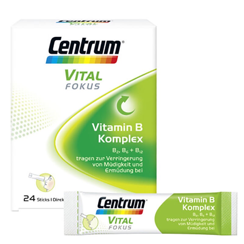 Centrum Vital Fokus Vitamin B Komplex Direktgranulat Sticks 24 pcs ...