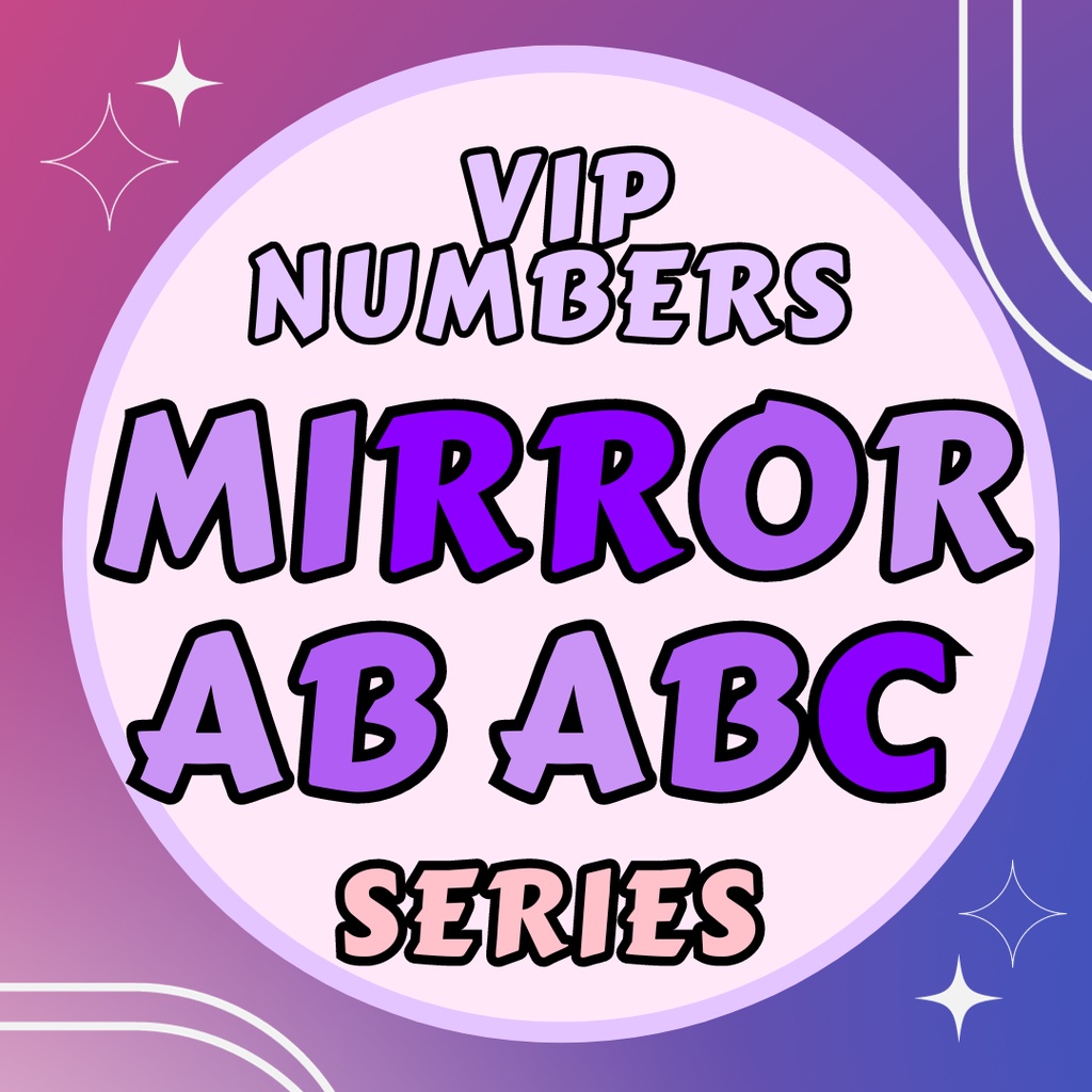 Mirror Series AB ABC Series VIP Numbers Malaysia Beautiful Phone Number ...