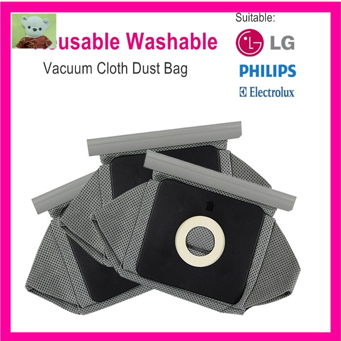 Reusable Washable Vacuum Cleaner Cloth Dust Bag Suitable for Pensonic ...