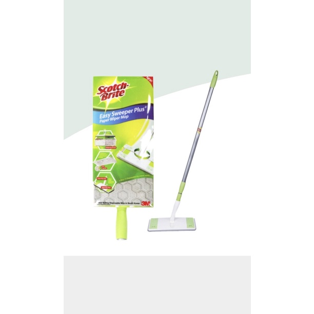 3M Scotch Brite Easy Sweeper Plus + Paper Wiper Mop 1unit | Shopee Malaysia