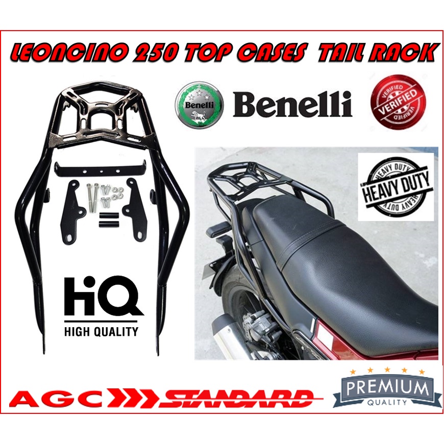 BENELLI LEONCINO 250 BJ 250 TOP BOX RACK HEAVY DUTY MONORACK STRONG ...