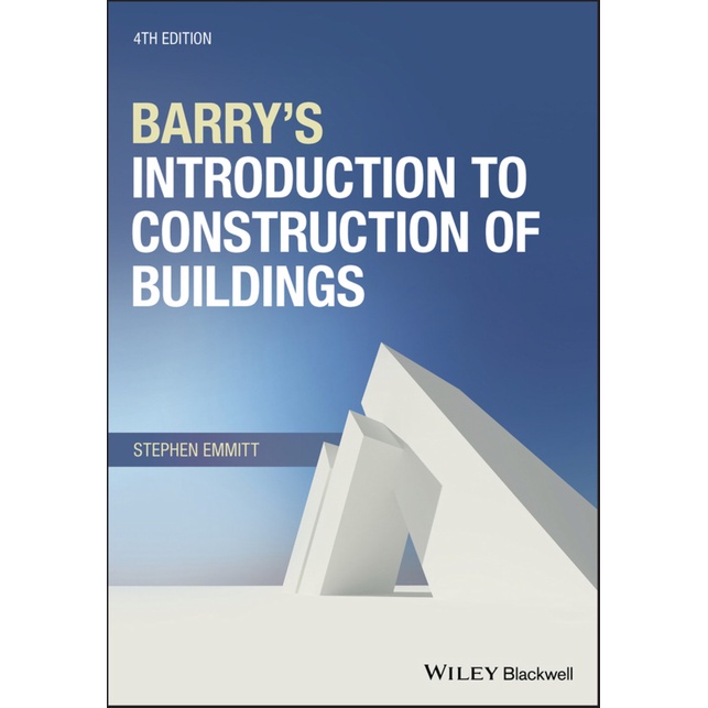 Archt - Barry’s Introduction to Construction of Buildings, 4th Edition ...