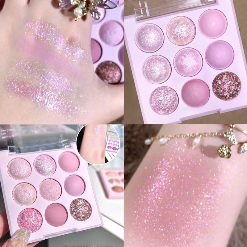 KAPEINEIce Cream Nine-color Eyeshadow Palette Highlighter Blush ...