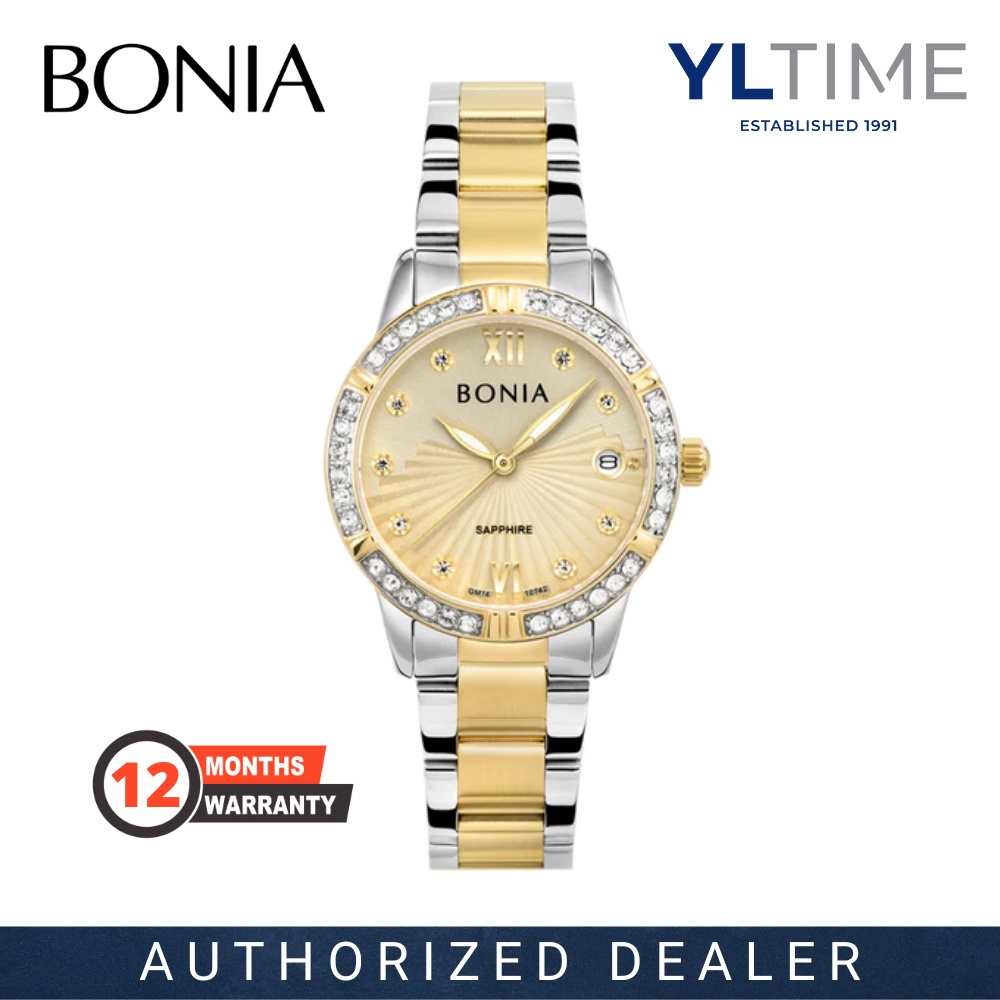 Bonia Lady BNB10742-2127S Elegance Analog Quartz Watch (100% Original ...