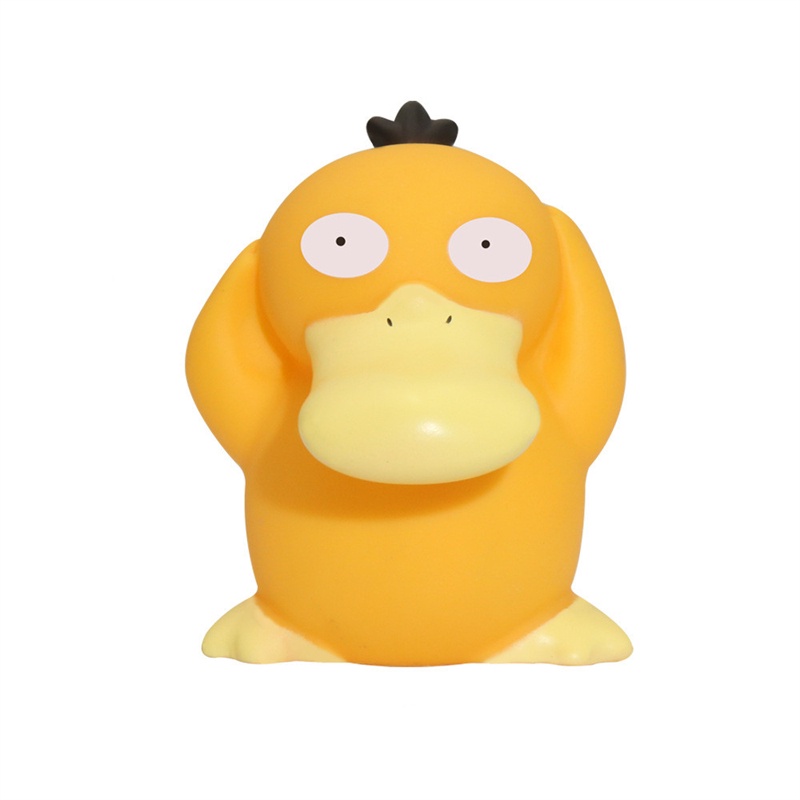 Pokemon Anime Cute Psyduck Figure Doll PVC Collection Model Cake Car ...