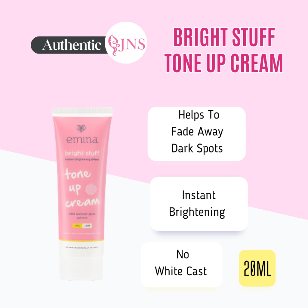 Emina Bright Stuff Tone Up Cream/Brightening Cream (20ml) | Shopee Malaysia