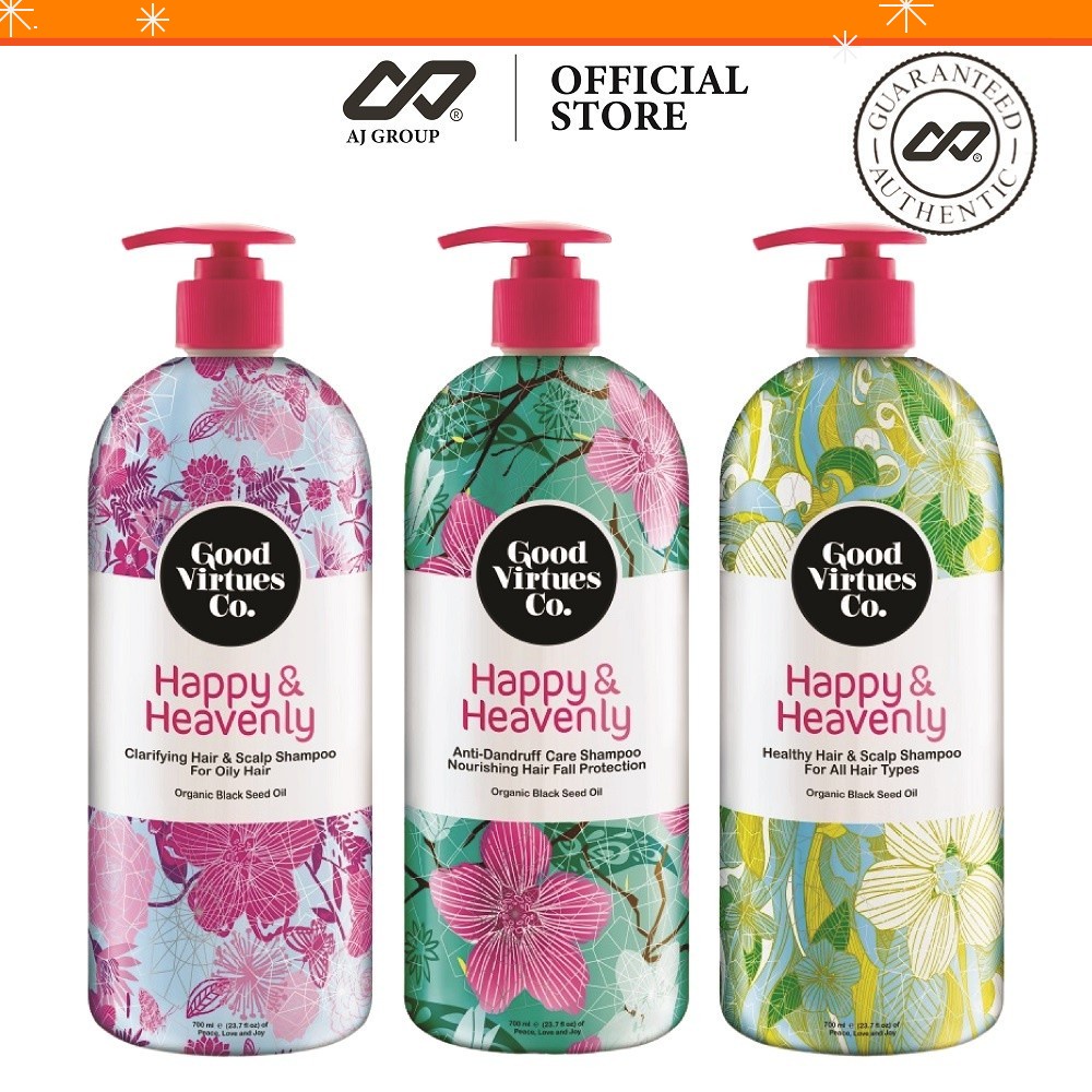 GOOD VIRTUES CO. Happy & Heavenly Scalp Scare Shampoo (700ml) [Anti ...