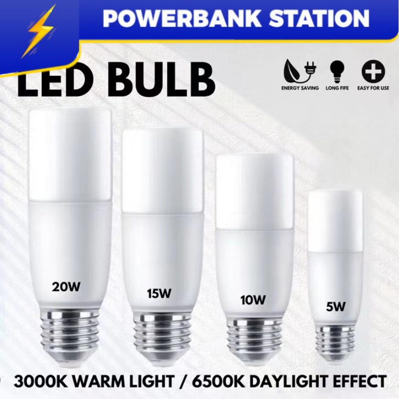 PSB_ 5W 10W 15W 20W LED Bulb 3000K Warm Light 4000K Cool Light 6500K Daylight Effect Light Bulb ...