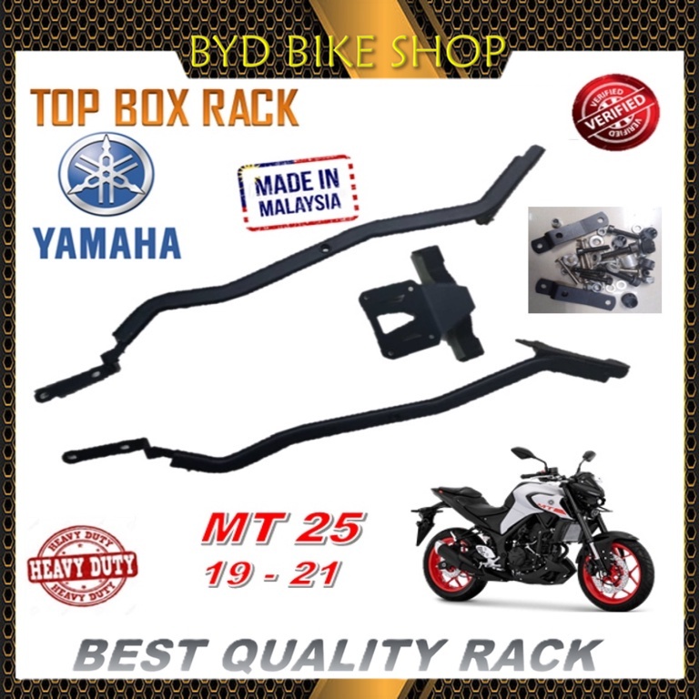 YAMAHA MT25 TOP BOX RACK MONORACK HEAVY DUTY | Shopee Malaysia
