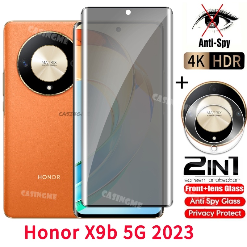 Honor X9b X9c 5g 2023 Private Tempered Glass Anti Spy Full Cover Screen