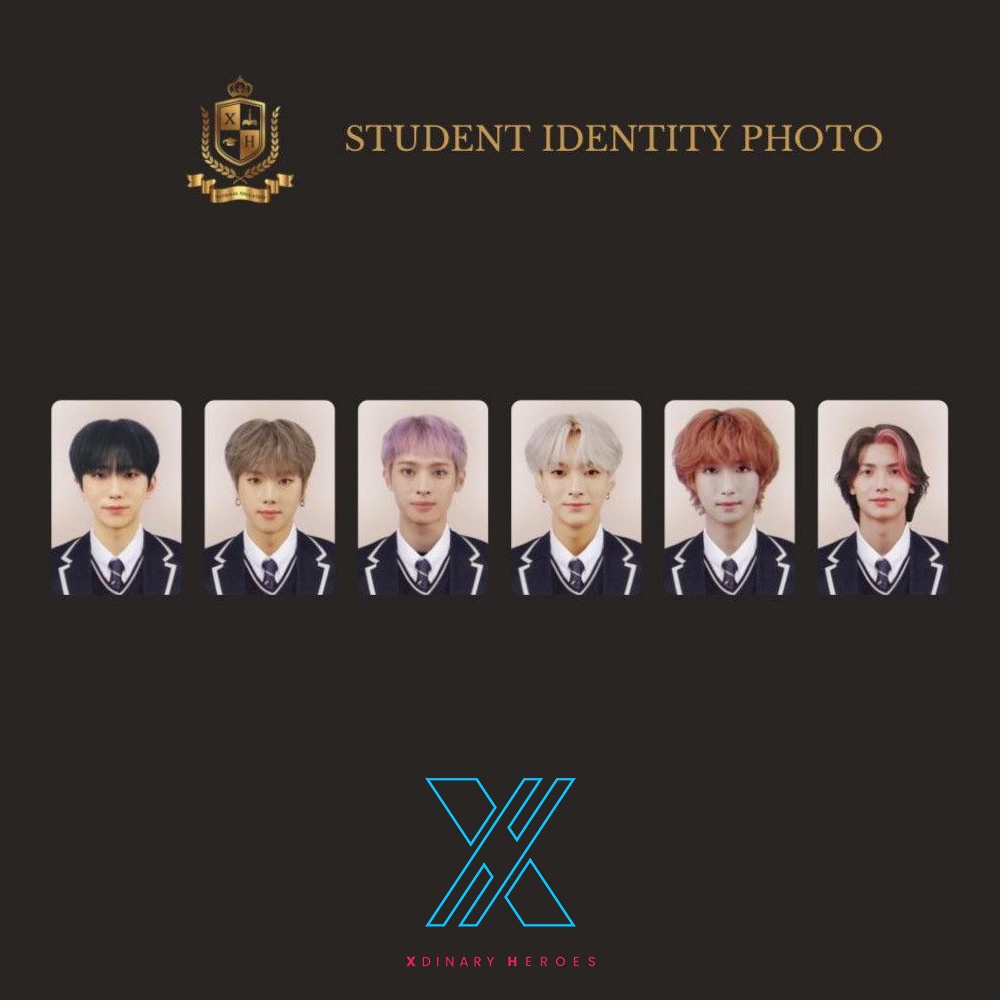 Kpop Xdinary Heroes ID PHOTO Identity Card Photocards School HD ...