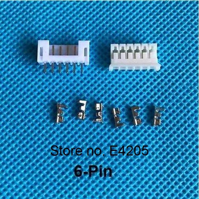 Mini 6 pin Cable Connector Micro JST 2.0 6Pin Connector JST Plug 6 MJ27 ...
