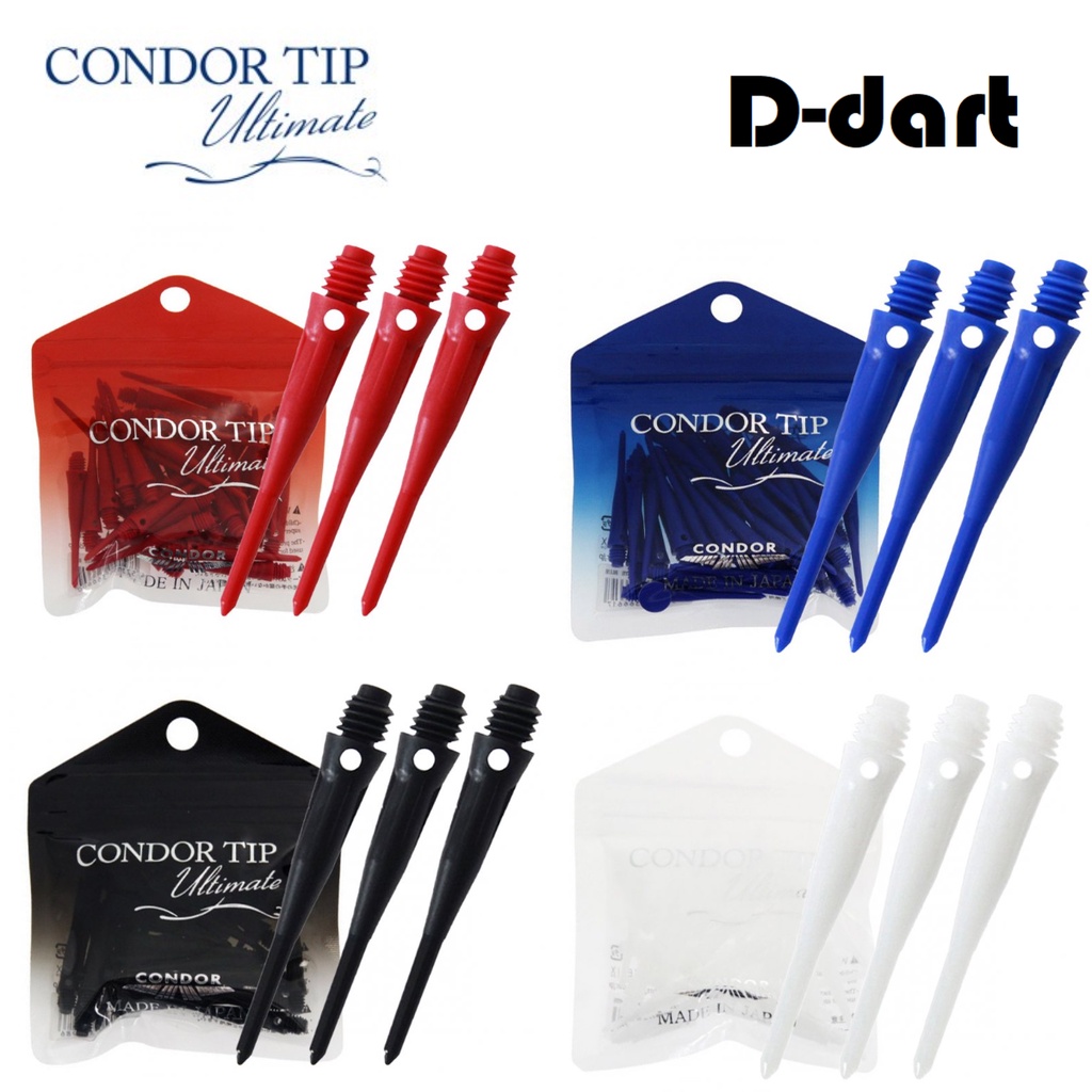 Condor Tip - 31mm CONDOR ULTIMATE Soft Tip Point (2BA) , 40 PCS/PACK | Shopee Malaysia