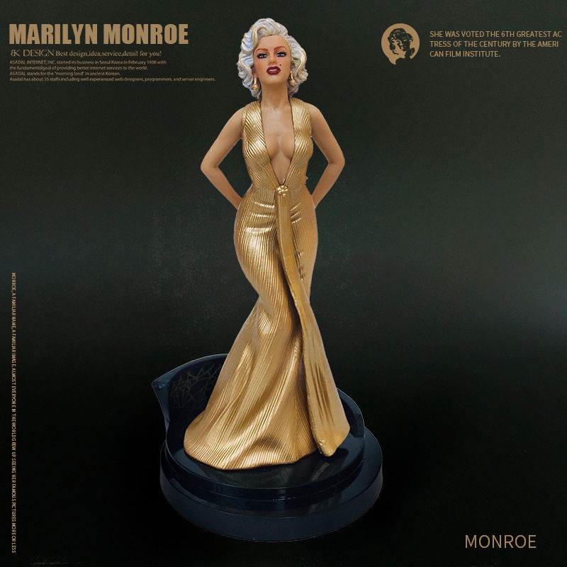 Marilynmonroe Doll Model Decoration Sexy Goddess Marilynmonroe Statue