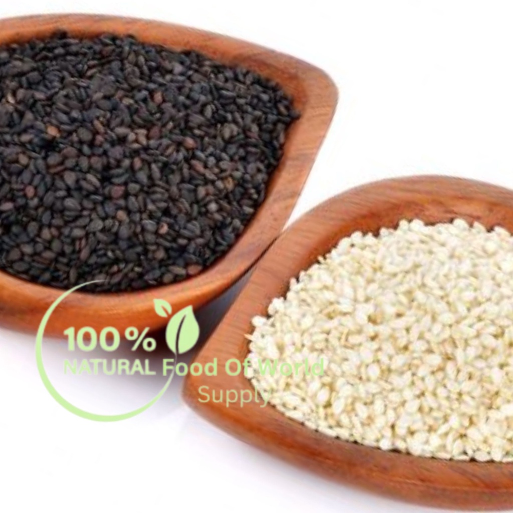 Roasted Black Sesame Seed White Sesame Seed 250g 熟芝麻 即食 黑芝麻 白芝麻 Serbuk ...