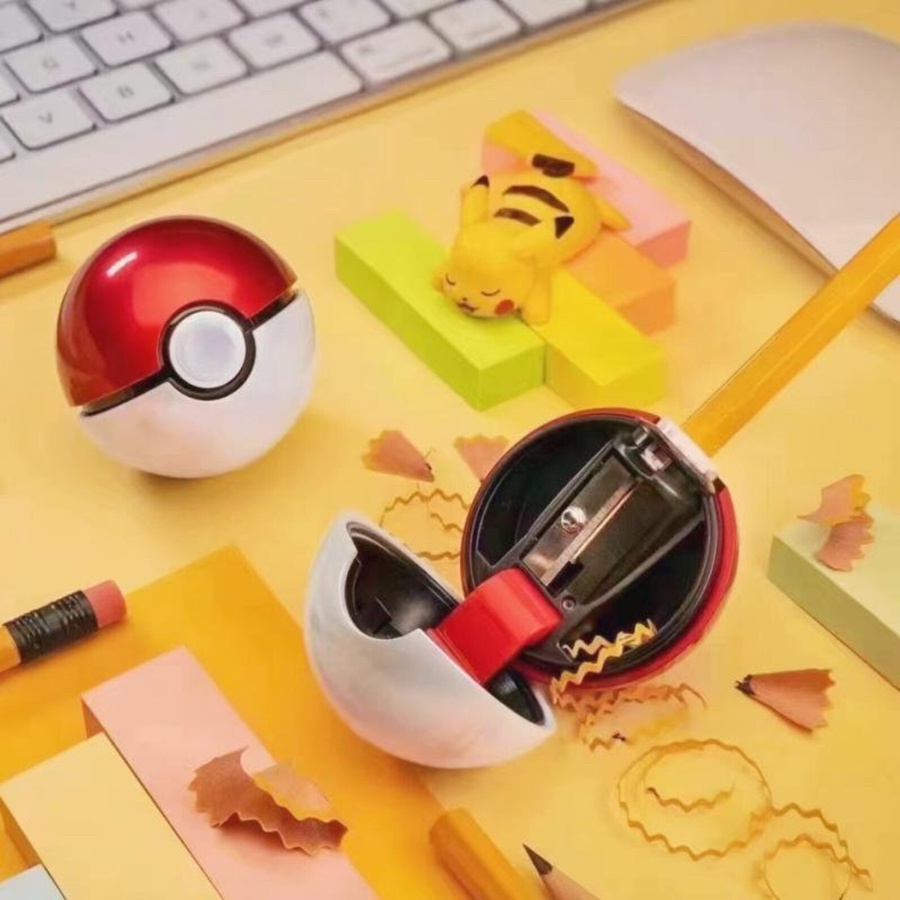 KAYOU Pokemon Poke Ball Manual Pencil Sharpener Student Stationery ...