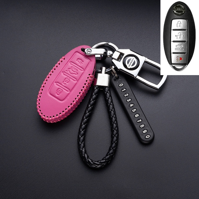 For Nissan Navara Almera Livina Sentra Skyline Keyless Key Case Cover ...