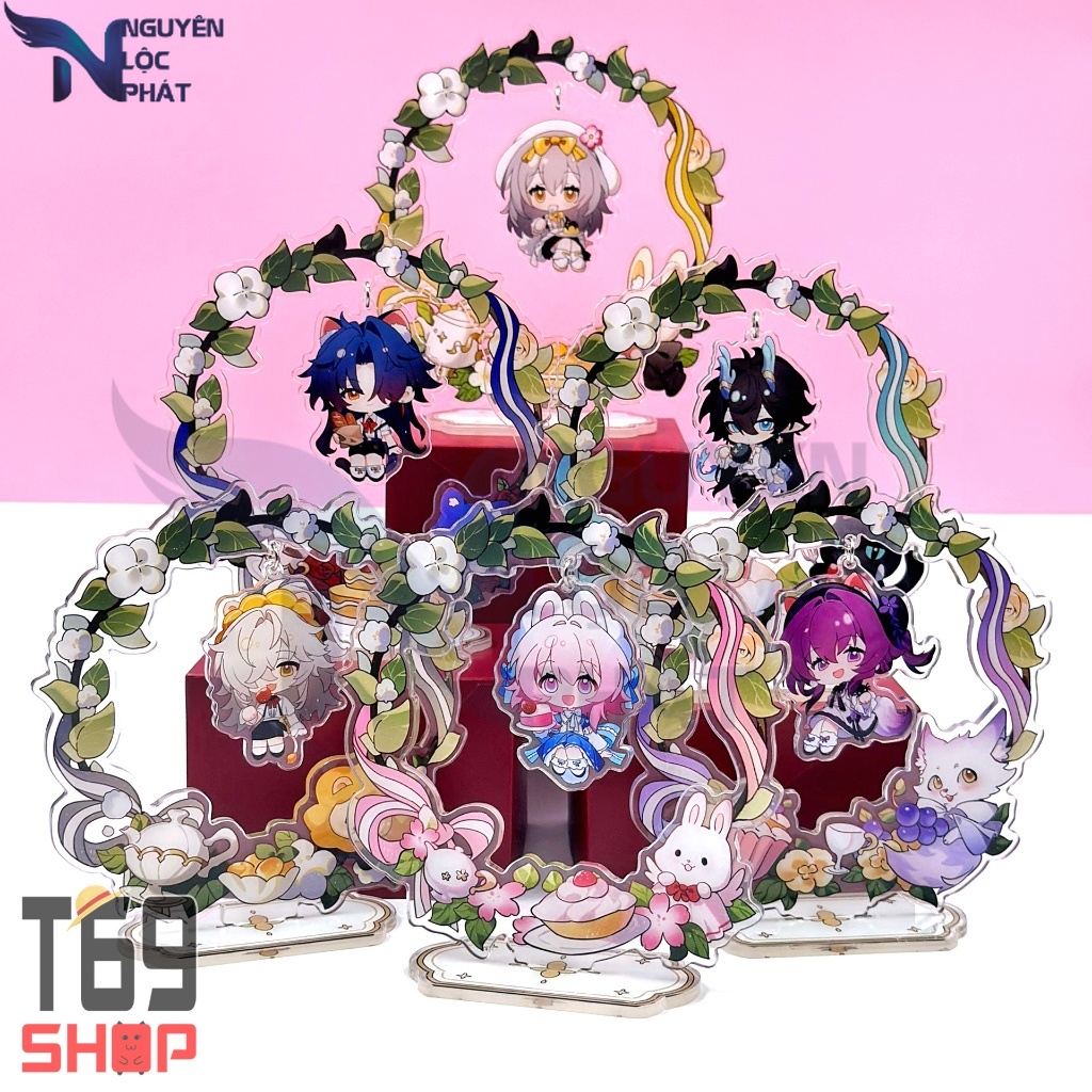 Standee model Acrylic Mica game Honkai Star Rail - Tea Party ver study ...