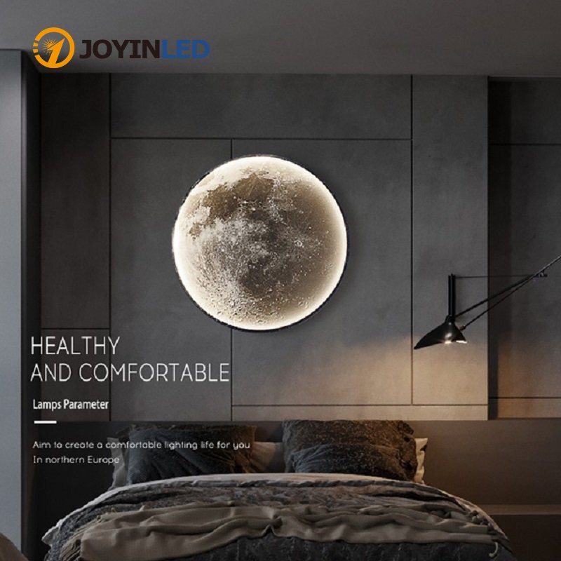 Home Lights Moon LED Wall Lamps for Living Room Wall Light Bedroom Room ...