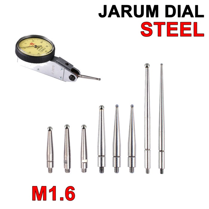 Dial Needle M1.6 Steel Probe Indicator Gauge Test Thread M 1.6 ...