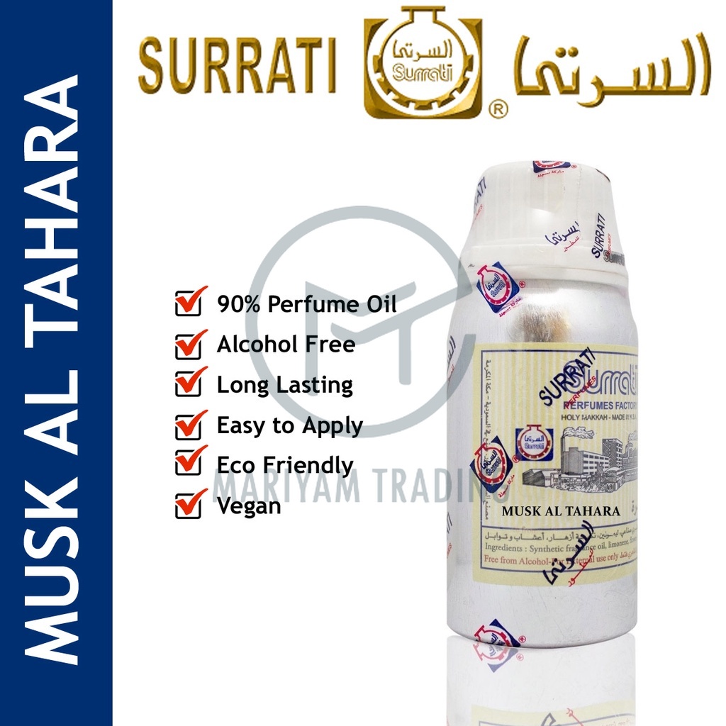 Musk Al Tahara | Surrati | 100ml | Made in Saudi Arabia | Premium ...