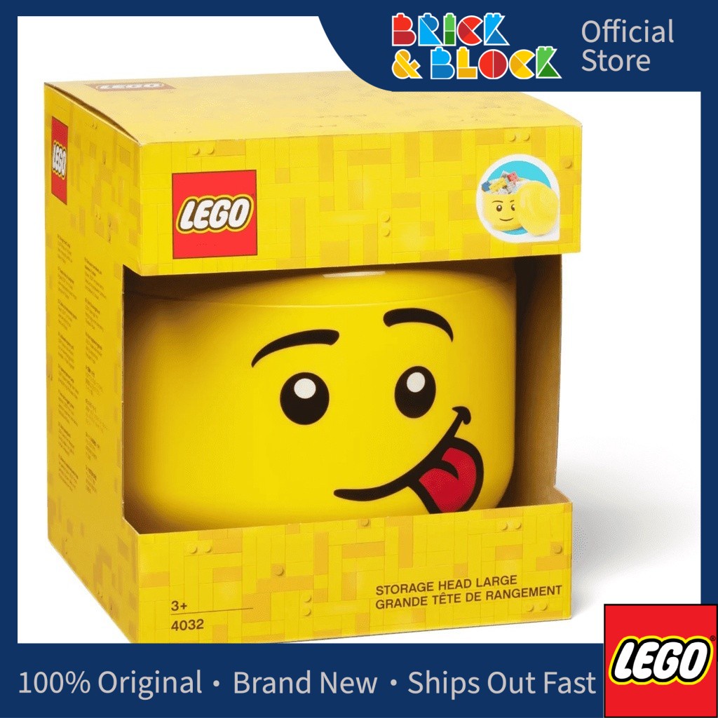 LEGO 40320806 LEGO Storage Heads Large - Silly | Shopee Malaysia