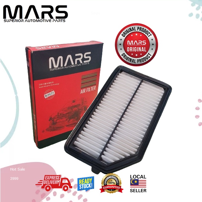 🚨 MARS 🚨 AIR FILTER FOR HONDA CITY T9A , BRV, JAZZ T5A (17220-55A-Z01 ...