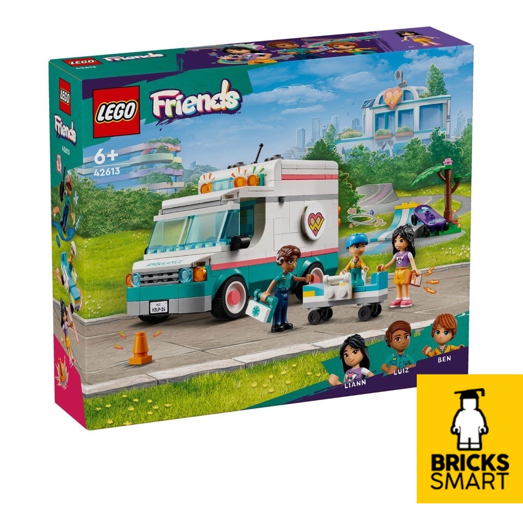 LEGO 42613 Heartlake City Hospital Ambulance Building Toy Set (344 ...