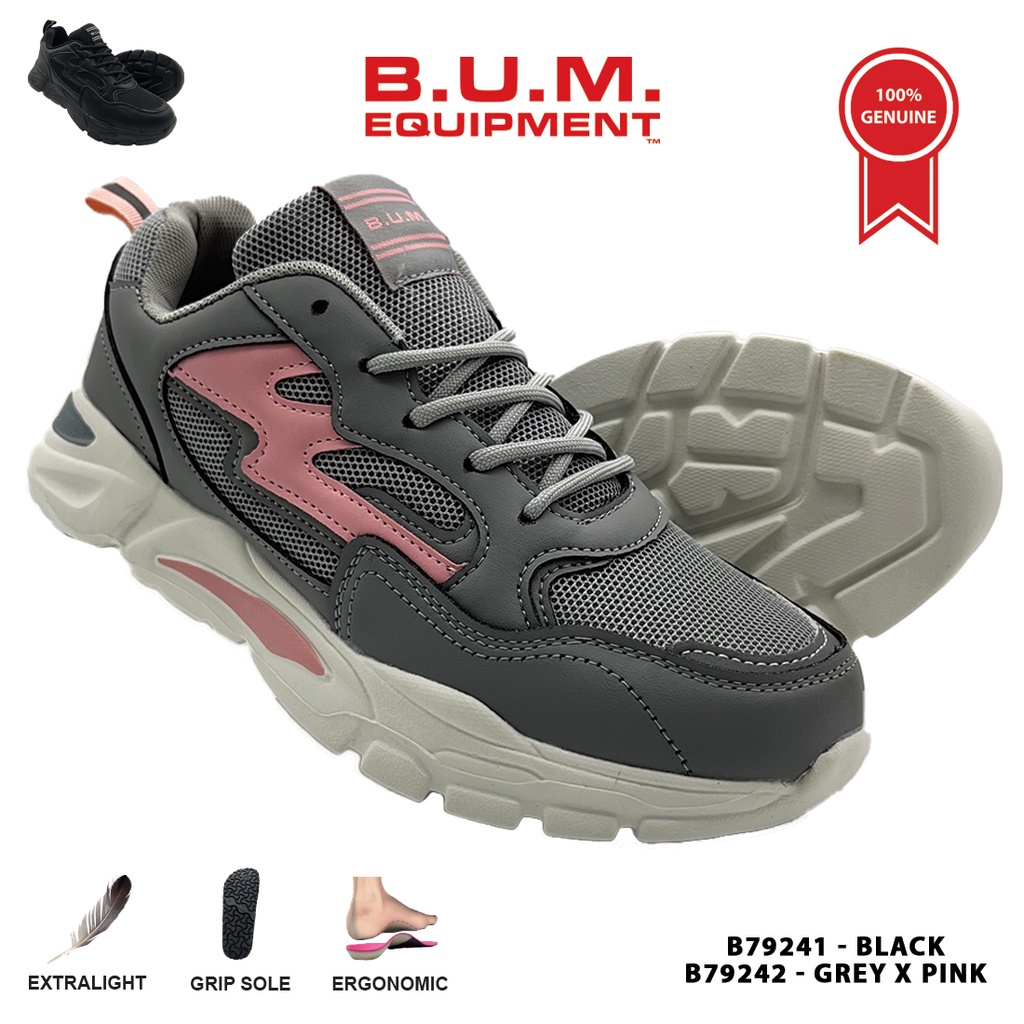 BUM Equipment Women's Shoes B79241 / B79242 (Black / Grey x Pink ...