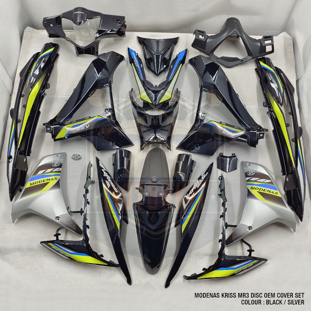 MODENAS KRISS MR3 KRISSMR3 DRUM DISC OEM 20 PCS BODY COVER SET COVERSET ...