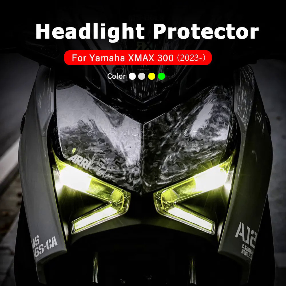 Acrylic Headlight Protector For YAMAHA X MAX XMAX 300 XMAX300 2023 2024 ...