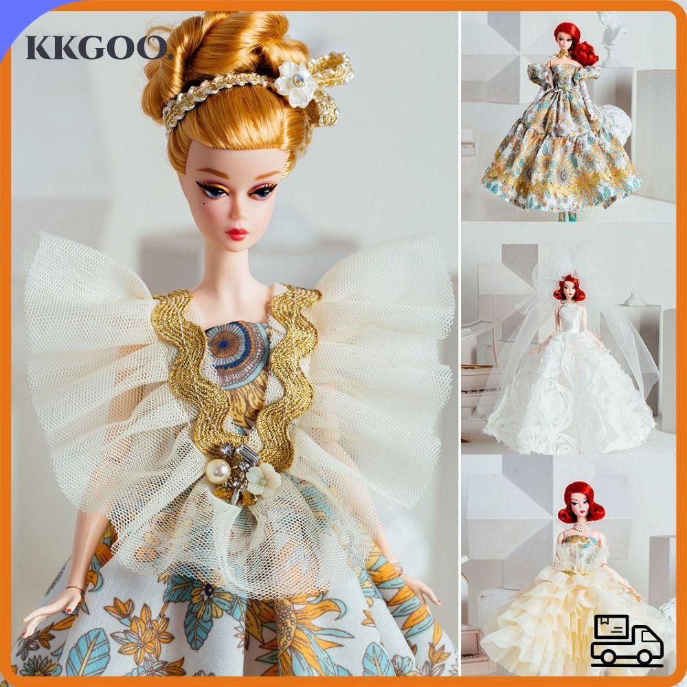 KKGOO Supermodel Doll Dresses, European Fashion with Shoes Lace Wedding ...