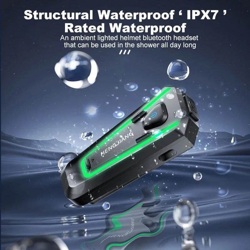 A1 Motorcycle Helmet Headset Stereo Bluetooth Hands Free Call IPX7 ...