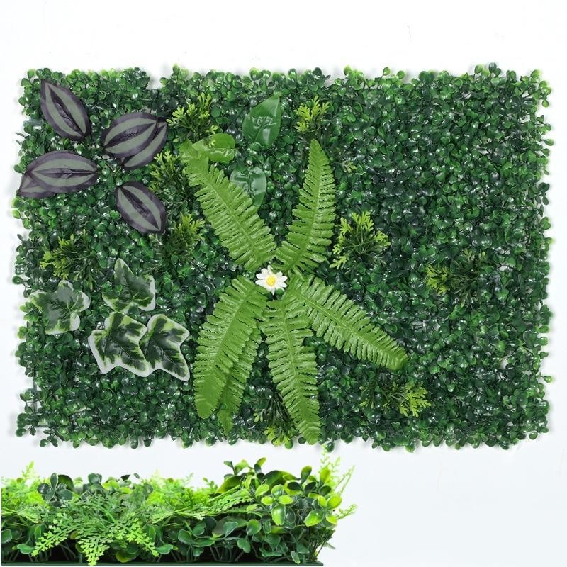 Garden Grass Flower Wall Artificial Plant Wall Reusable Grass Backdrop ...