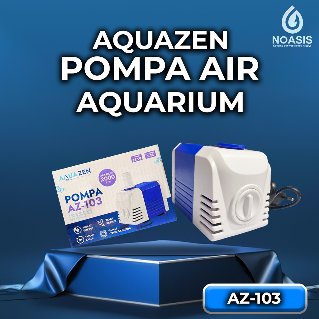Aquazen AZ - 103 Aquarium Submersible Pump 12 W 2000 Litter Submersible ...