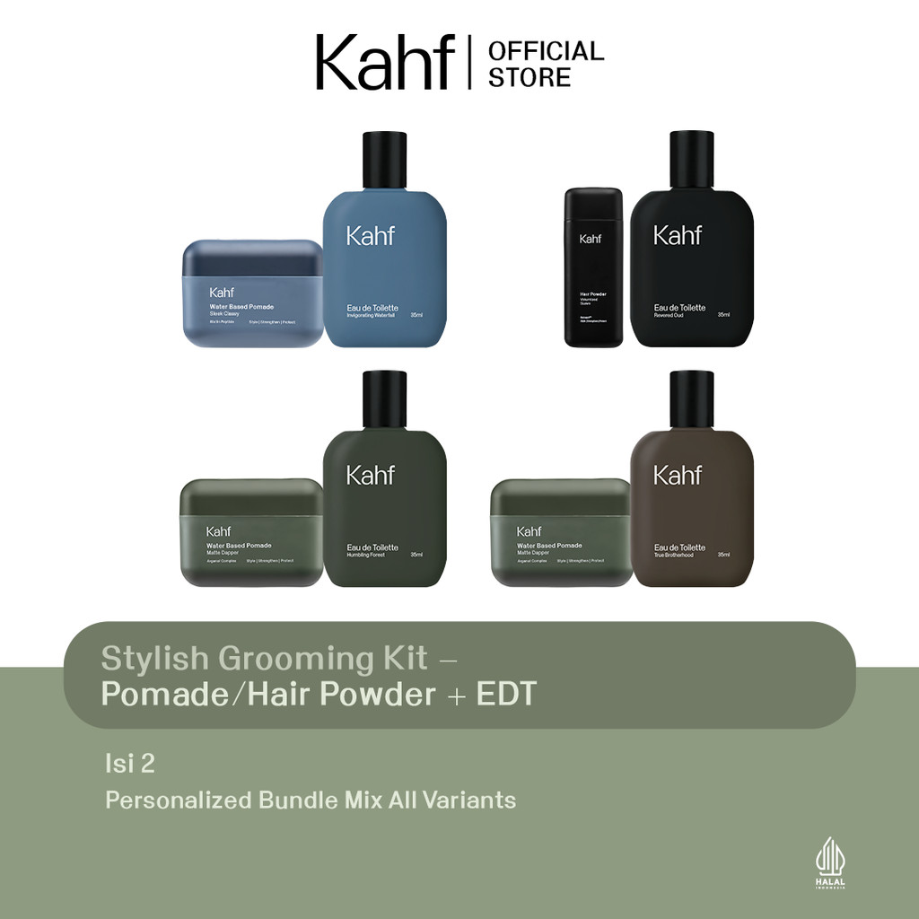 Stylish Grooming Kit-Kahf Matte Dapper Pomade/Kahf Sleek Classy Pomade ...
