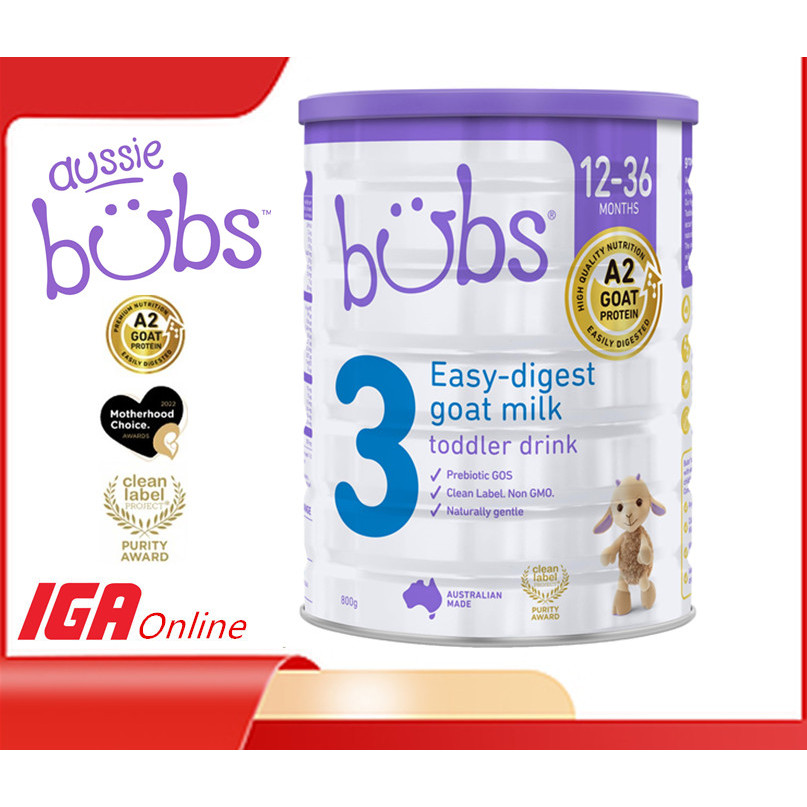 [EXP 05/2026] Bubs Goat Milk Formula Step 3 Toddler Baby Milk ( 1 Years ...