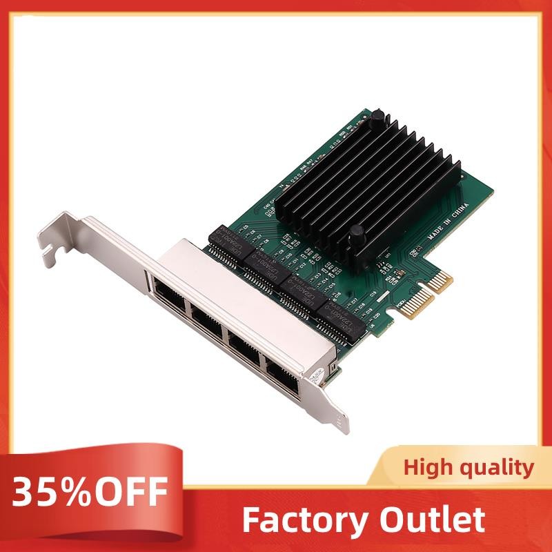 Pci-E X1 Gigabit Network Card Pci-Express 4 Port Ethernet Network Card Rtl8111F Ethernet Lan ...