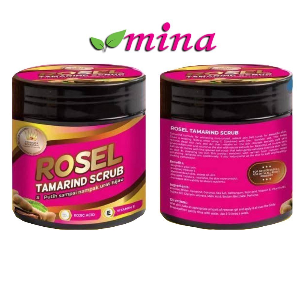ROSEL Tamarind Scrub 250gm Derza Exclusive Trading Original HQ Asam ...