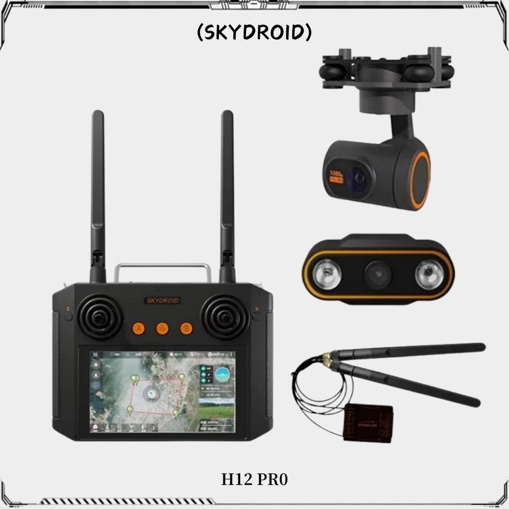 Skydroid H12 PRO Remote Control 3-body Camera3-Axis Gimbal Combo 1080P ...