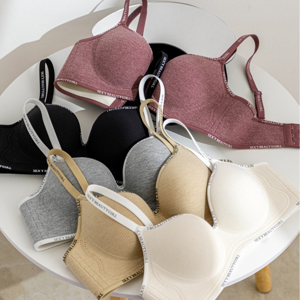 Letter bra, small chest display, large, medium, thick cup gathering ...