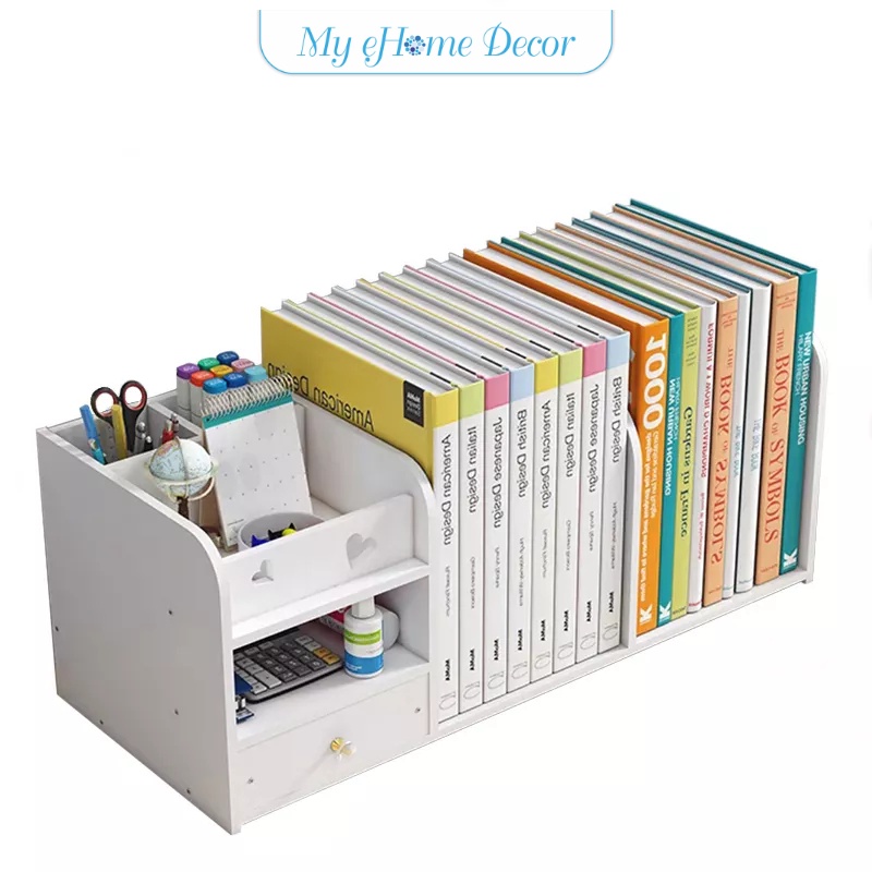 Student desktop bookshelf book storage case bedroom study tabletop ...