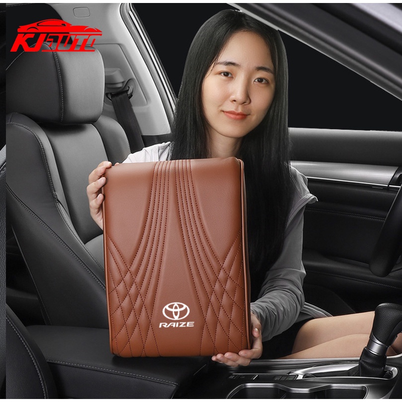 Toyota Raize Car Armrest Box Mat Auto Center Console Storage Leather ...