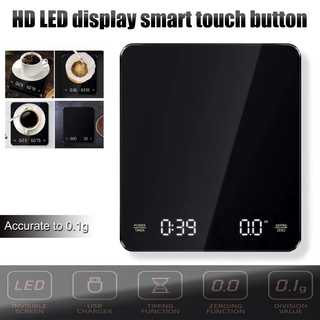 Mini Coffee Scale with Timer for Espresso and Pour Over Coffee ...